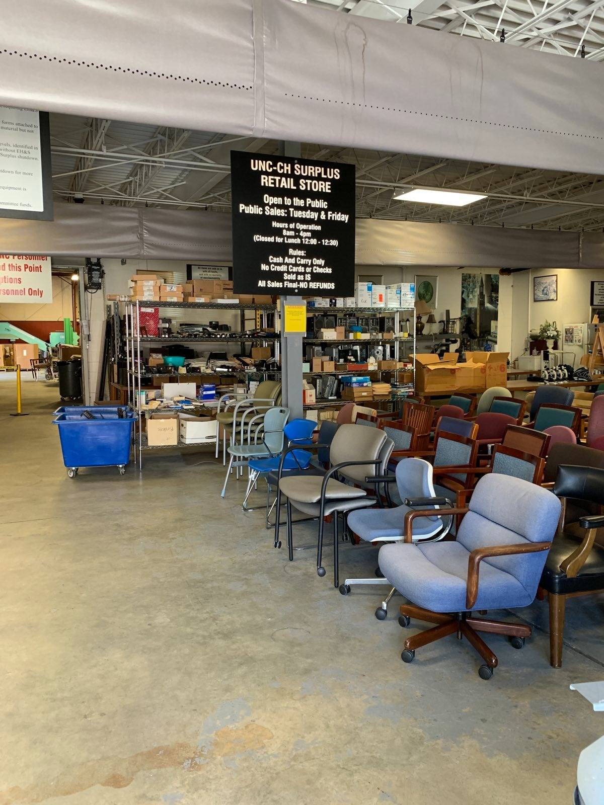 A love letter to the UNC Surplus Store - Triangle Blog Blog