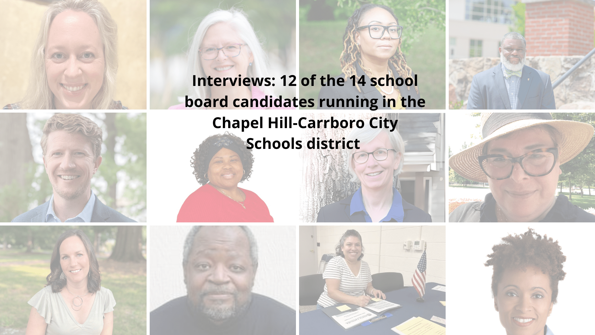 Interviews: 11 of the 13 school board candidates running in Chapel Hill ...