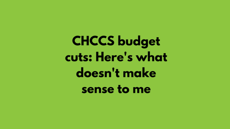 CHCCS budget cuts: Here's what doesn't make sense to me right now ...