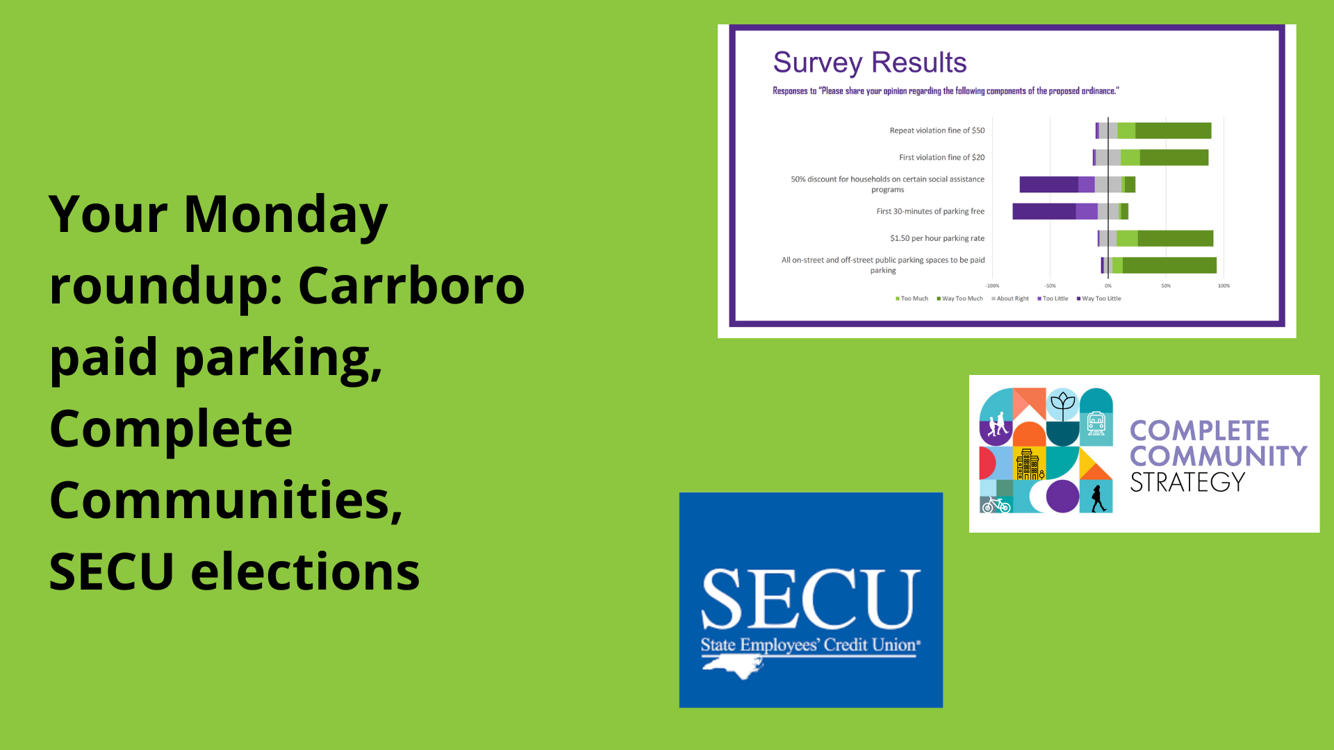 Monday roundup: Carrboro paid parking, SECU elections, Rod Stevens and ...