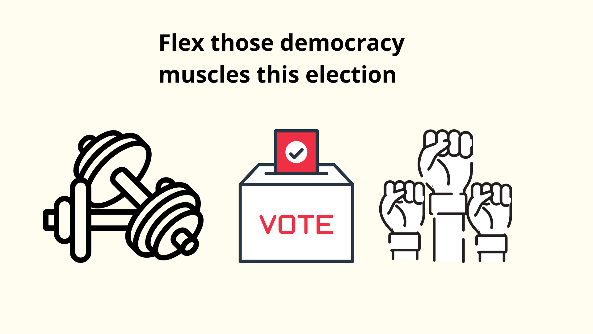 Flex those democracy muscles this election - Triangle Blog Blog